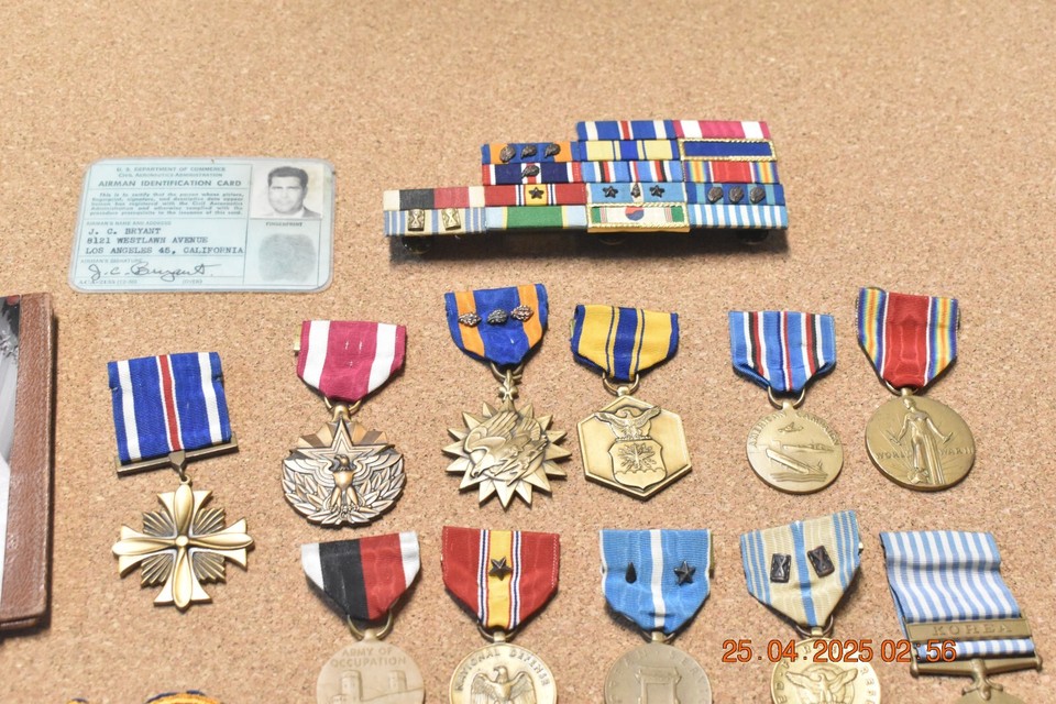 WW2/Korea US Air Force Bomber Pilot Medals & Decorations | eBay