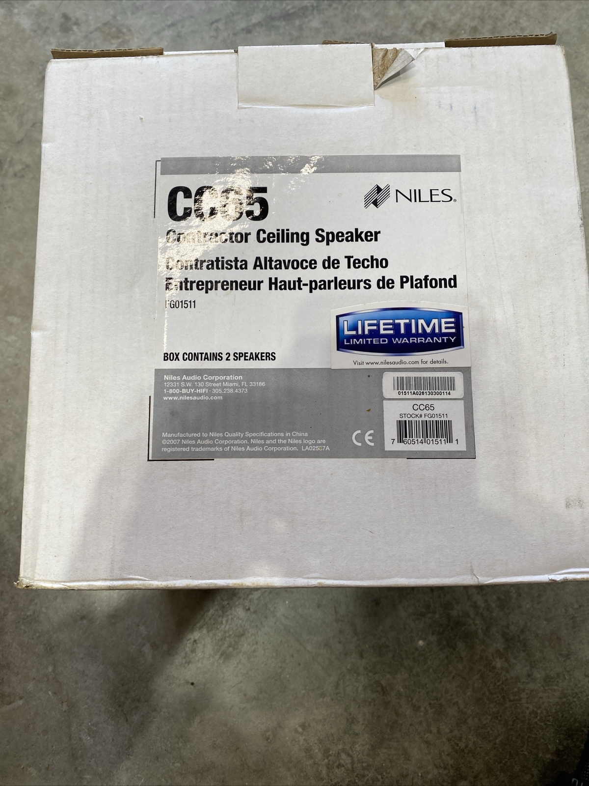 Niles CC65 contractor ceiling speakers pair New Never Used | eBay