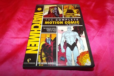 🌈 Watchmen The Complete Motion Comic 12 Episodes 2 Disc DVD Set 2009 ...