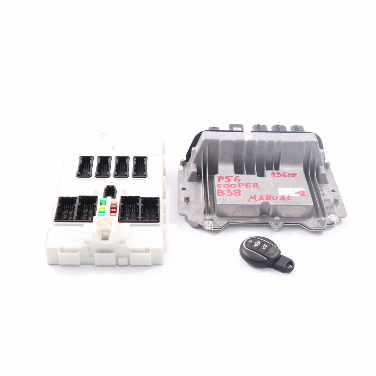 Mini Cooper F56 B38 136HP Petrol Engine ECU Kit DME 8691827 BDC + Key ...