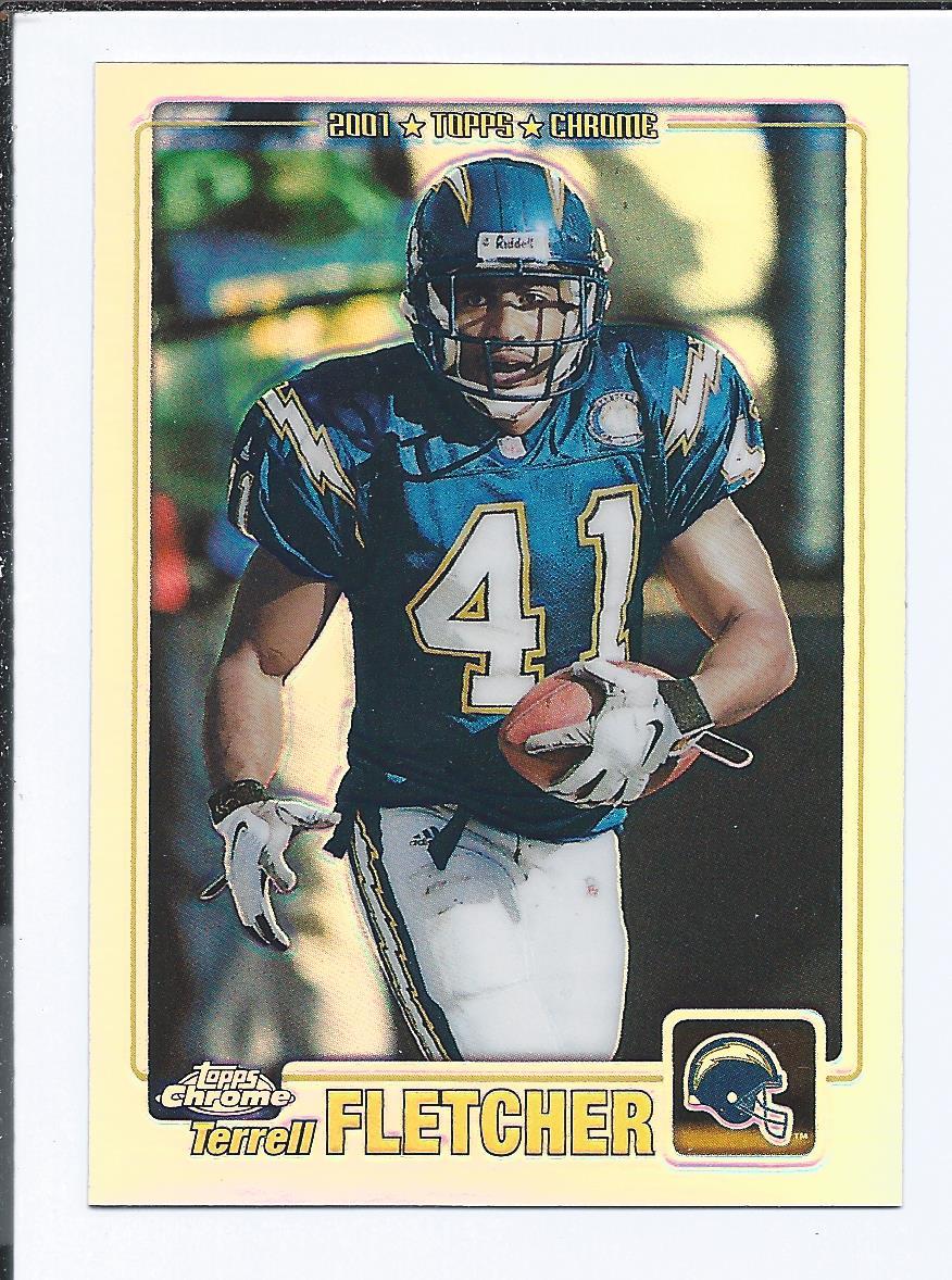 2001 TOPPS CHROME Refractor TERRELL FLETCHER /999 (Chargers) | eBay