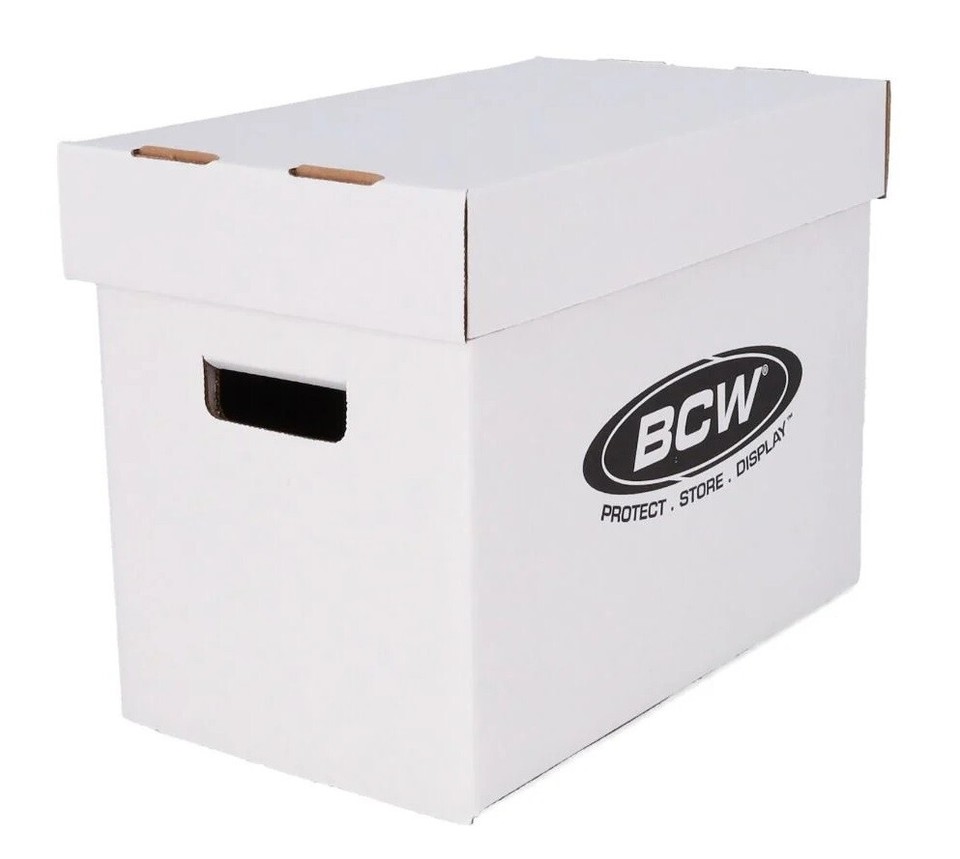 2 BCW High Quality Magazine Storage Thick & Stackable White Cardboard ...