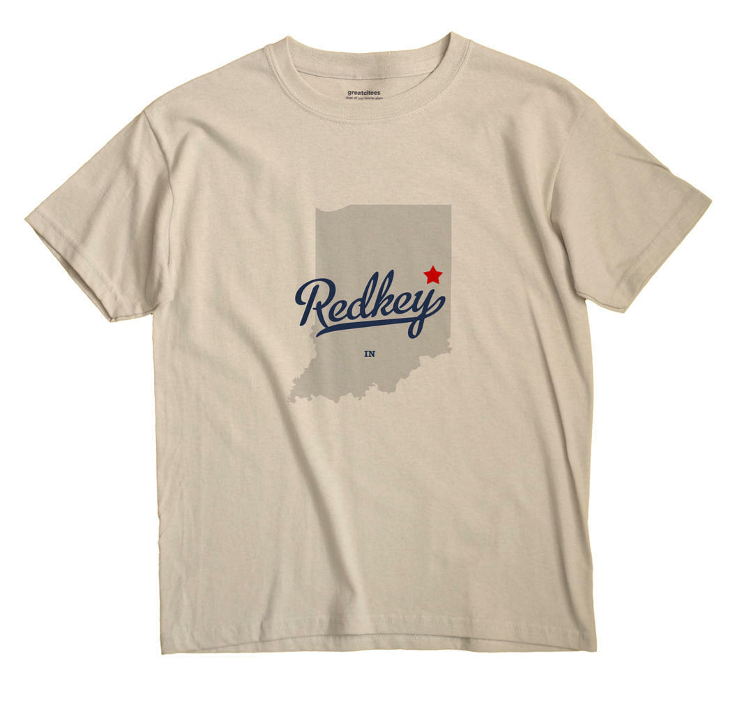 Redkey Indiana IN T-Shirt MAP | eBay