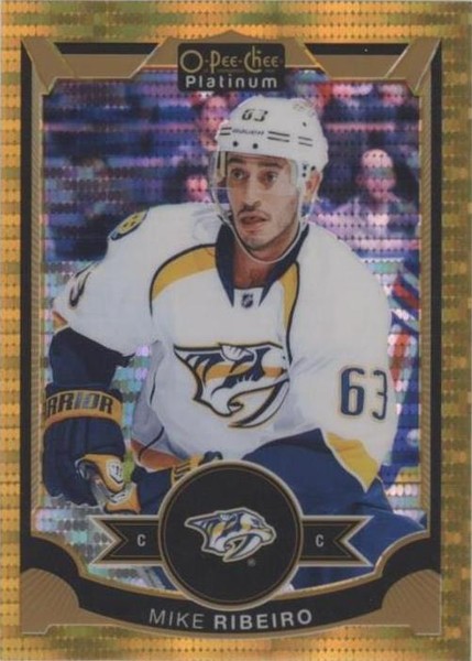 2015-16 O-Pee-Chee Platinum - Seismic Gold #111 Mike Ribeiro /50 for sale online | eBay