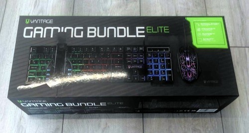 VANTAGE GAMING BUNDLE 4-IN-1 USB WIRED GAMING KEYBOARD, HEADSET, MOUSE ...