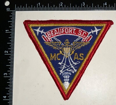 Cold War USMC US Marine Corps MCAS Air Station Beaufort SC Patch | eBay