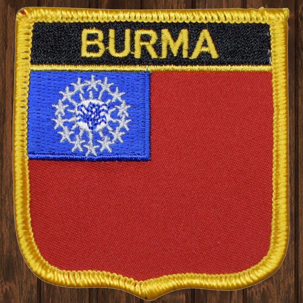 Burma Embroidered Patch — Iron On | eBay
