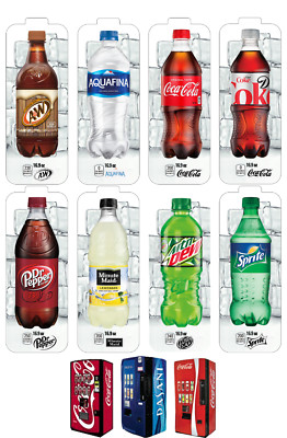 (8) Royal Vendors Chameleon 16.9 oz labels - Aquafina - Minute Maid ...