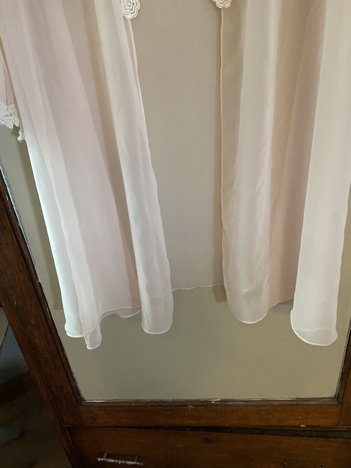 flora nikrooz Sheer Short Lingerie Robe, Pink, White … - Gem