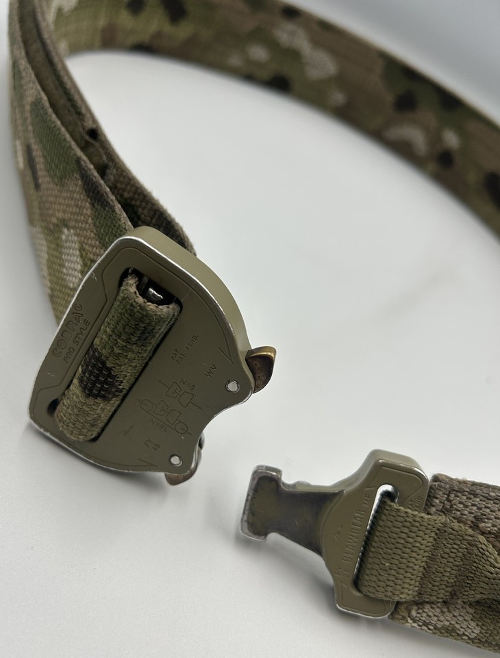 BRITISH ARMY UKSF CLAWGEAR COBRA BUCKLE MULTICAM TACTICAL UTILITY BELT ...