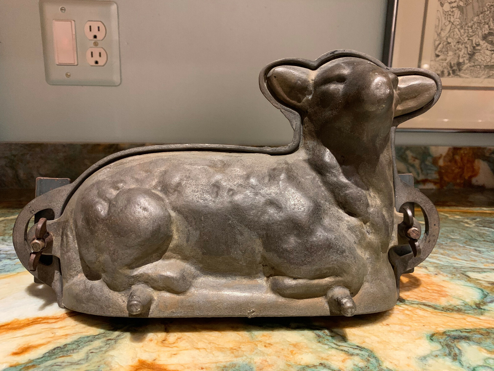 vintage cast iron lamb chocolate mold | eBay