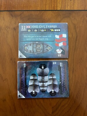 HMS GUY FAWKES Davy Jones Curse Pirates Wizkids CSG Pocketmodel | eBay UK