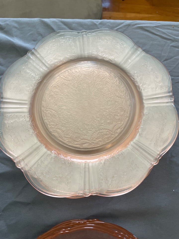 Miss America Pink Depression Glass Pieces plates, bowls, goblets, candy ...