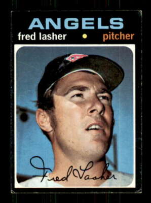 1971 Topps #707 Fred Lasher VG/VGEX Angels 530918 | eBay