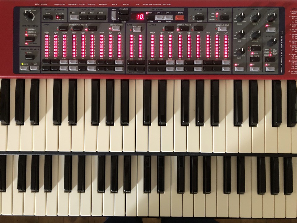Nord C1 Dual 61-Key Manual Combo Organ Keyboard Hammond Vox Continental ...