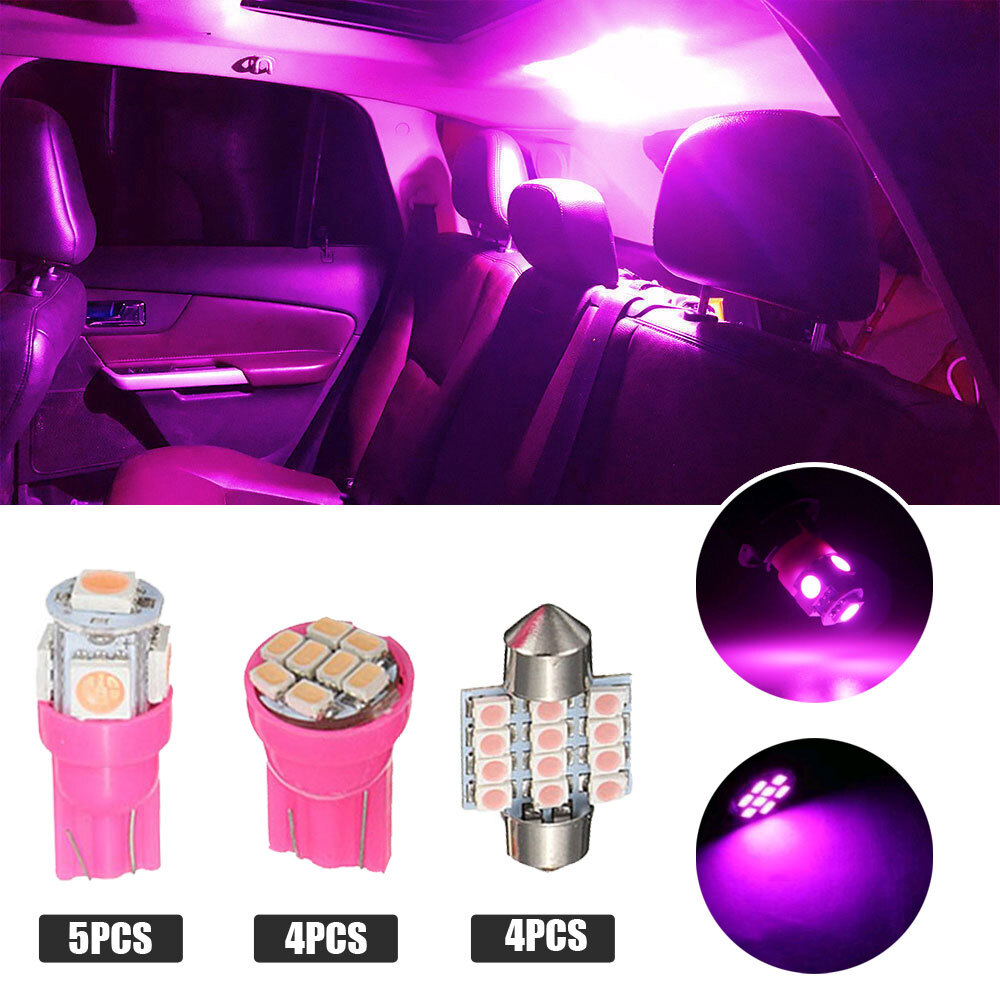 Pink Car Interior Lights