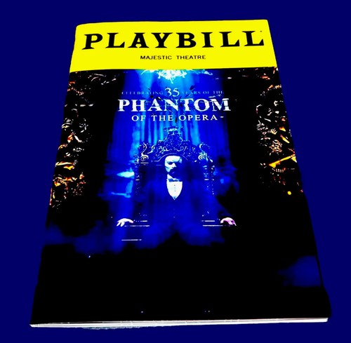 Phantom of the Opera Broadway Musical PLAYBILL 35TH ANNIVERSARY LIMITED ...