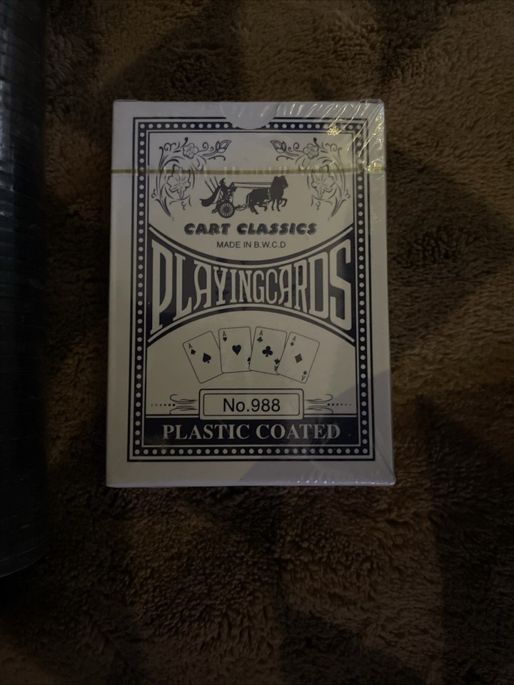Sealed Playing Cards Cart Classics 988 Poker Vintage Original & Poker ...