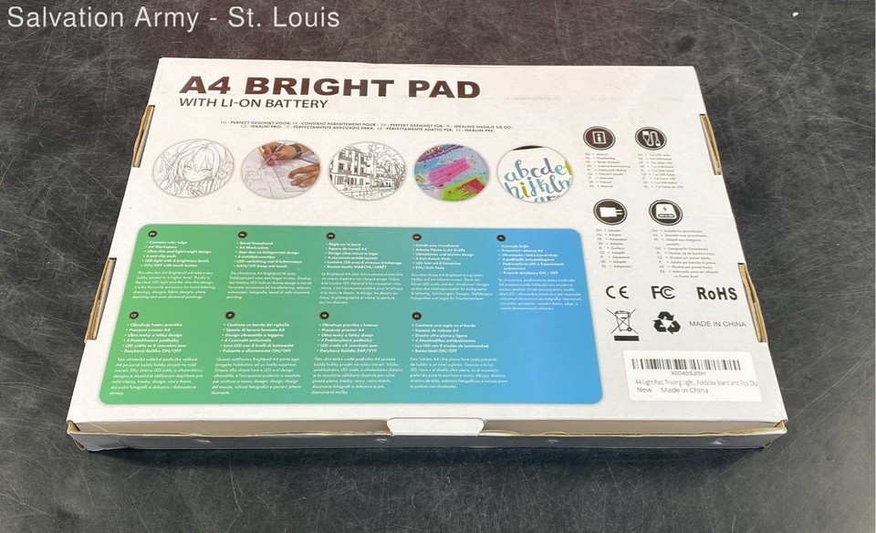 LED A4-D28B Li-On Battery Bright Pad For Drawing Sketching & Tracing | eBay