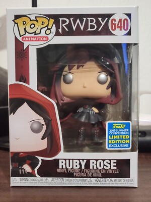 Funko Pop RWBY 640 Ruby Rose Funko Summer 2019 Con Exclusive | eBay