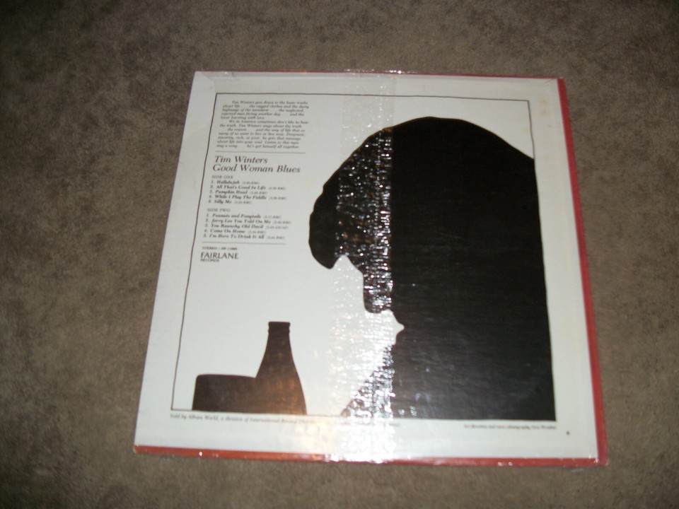 TIM WINTERS Good Woman LP FAIRLANE 1977 VINYL FOLK - SEALED NEW | eBay