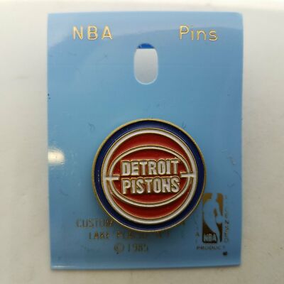Detroit Pistons NBA Basketball Lapel Pin | eBay
