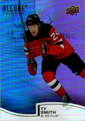 2021-22 Upper Deck Allure Rainbow Blue-Purple Ty Smith 107/199 New ...