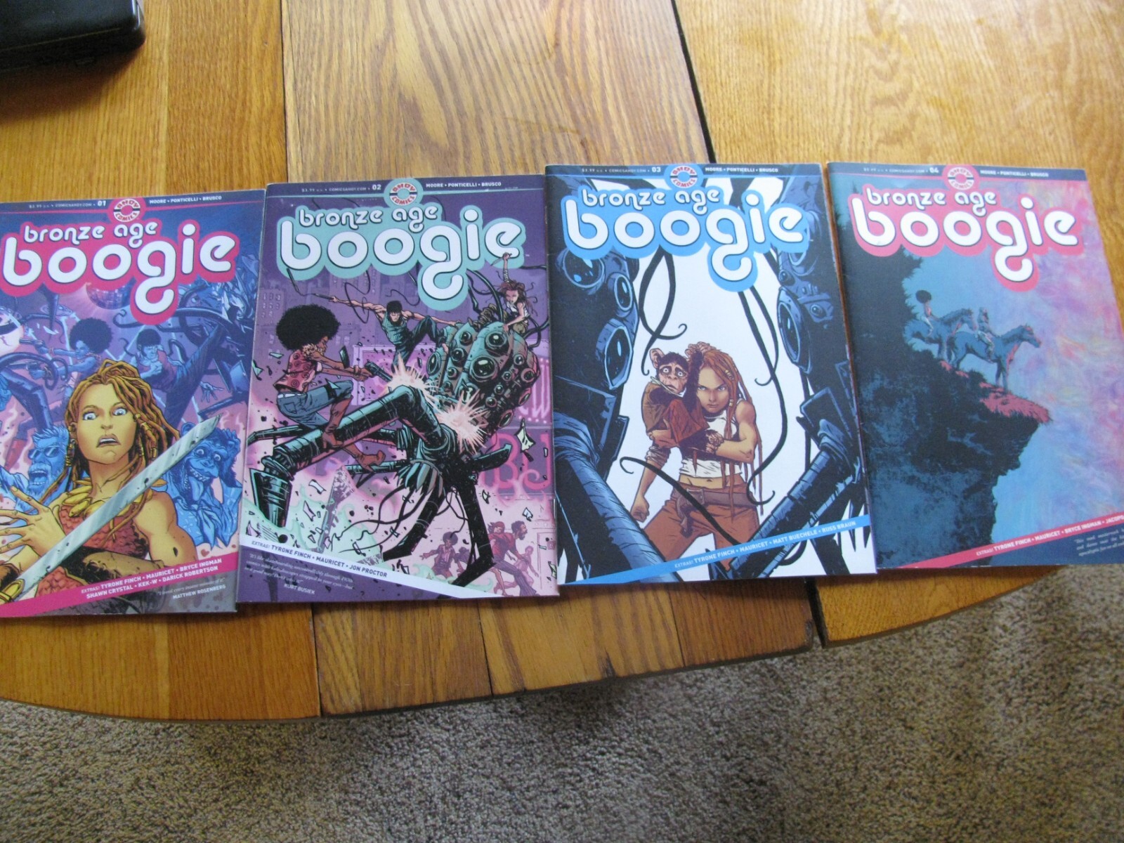 2019 BRONZE AGE BOOGIE COMIC BOOK LOT 4 DIFF ) 1 2 3 4 AHOY COMICS ...