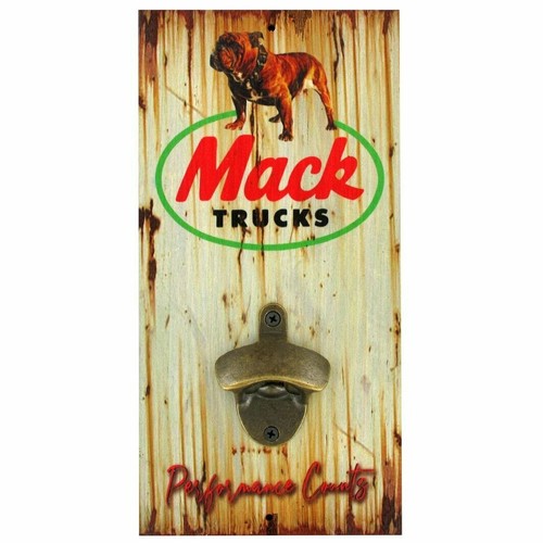 Mack Trucks Big Rig Mount Bottle Opener Retro Vintage Cold Beer Cast ...