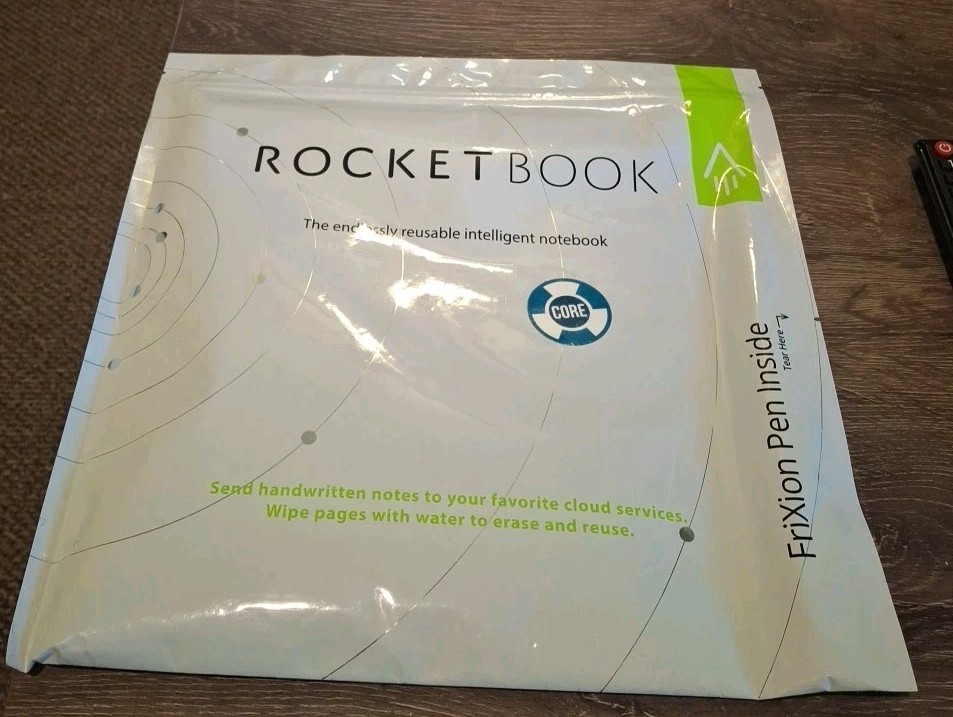 Rocketbook Everlast reusable Intelligent notebook W/Pen Send Your Notes ...