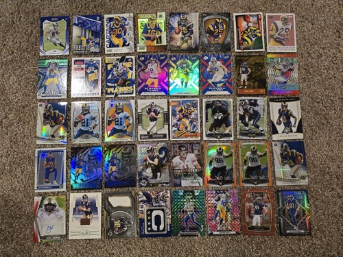 Los Angeles Rams 2050+ Football Card Lot Auto Rcs Mem Prizm Refractors ...