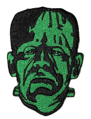 Authentic UNIVERSAL Frankenstein Head Embroidered Sew On Glue On Patch ...