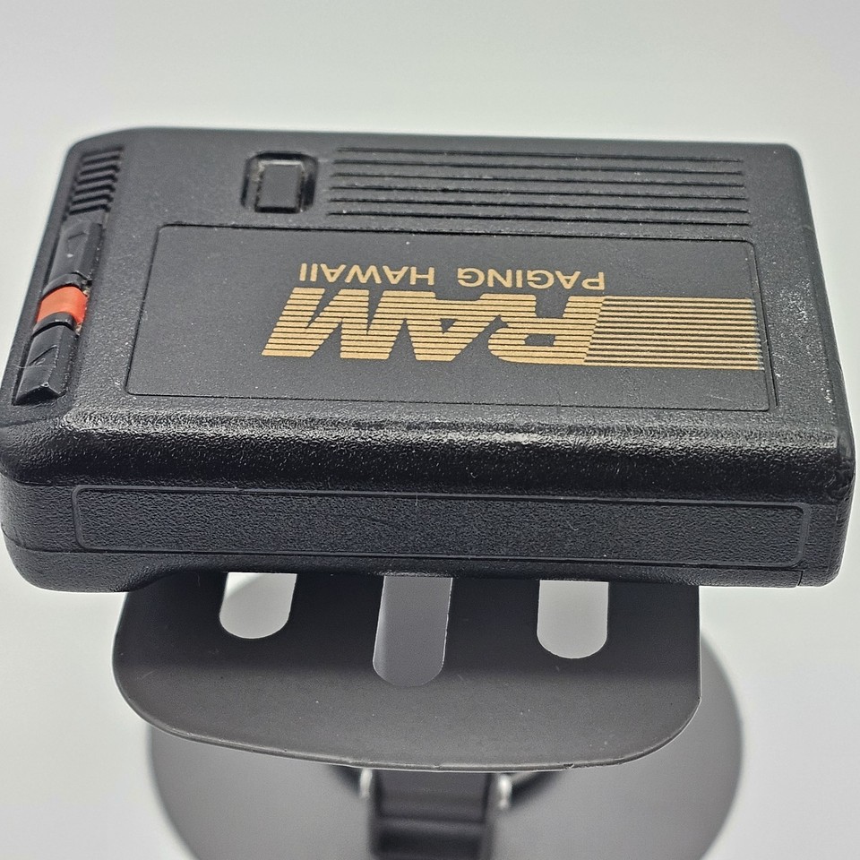 TESTED WORKING MOTOROLA RAM PAGING HAWAII MOBILE BLACK PAGER BEEPER ...