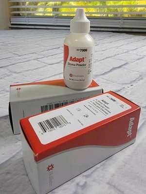 2 Bottles* Hollister Adapt Stoma Powder 7906 1oz Puff Bottle Ostomy ...