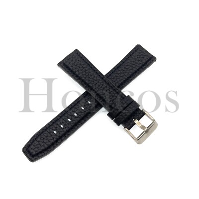 22 MM Leather Rubber Watch Strap Fits The Blancpain X Swatch Atlantic ...