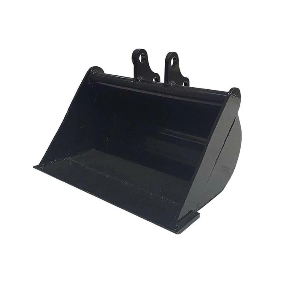AGT 24" Plain Bucket Flat Bucket for 1-2 Ton Mini Excavators Easy ...