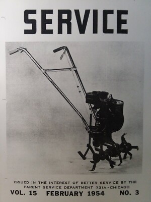 David Bradley Walk-Behind 785.52900 Tiller Roto-Spader Dealer Service ...