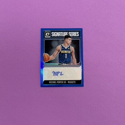 2018 Michael Porter Jr. Optic Signature Series Blue /25 | eBay