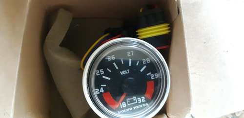 Volvo Penta 874913, Voltmeter. 18-32V. black | eBay