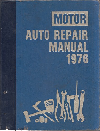 1969-1976 Motors Shop Manual 39th Edition US Car Auto Repair Motor ...
