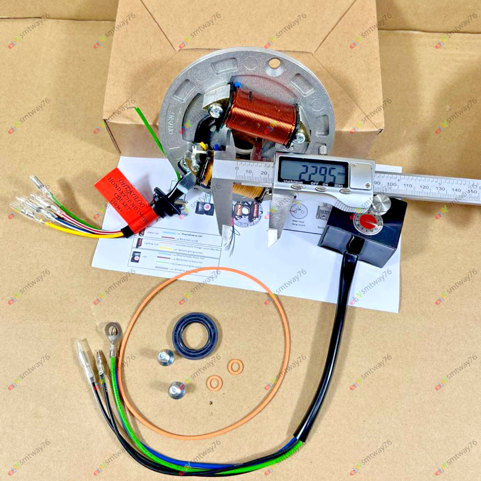 Fit For Honda CT70 CT70H XL70 ATC70 GBO Ignition CDI Conversion Kit ...