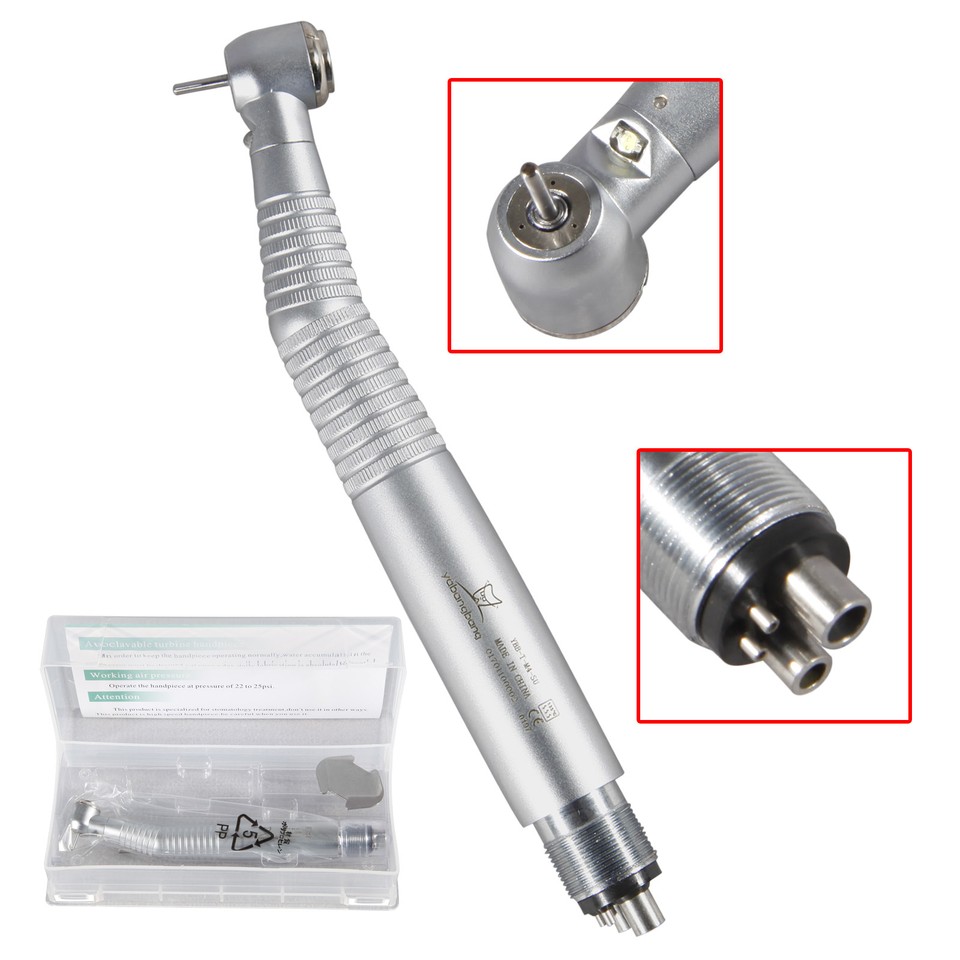 Dental LED Fast High Speed Handpiece Slow Low Speed Handpiece 4/2 Hole ...