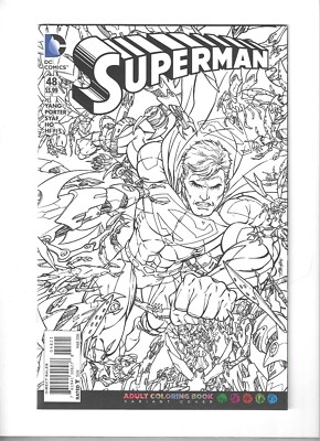 Superman #48 Cover B Variant Coloring Book Cover DC Comics 2016 NM | eBay
