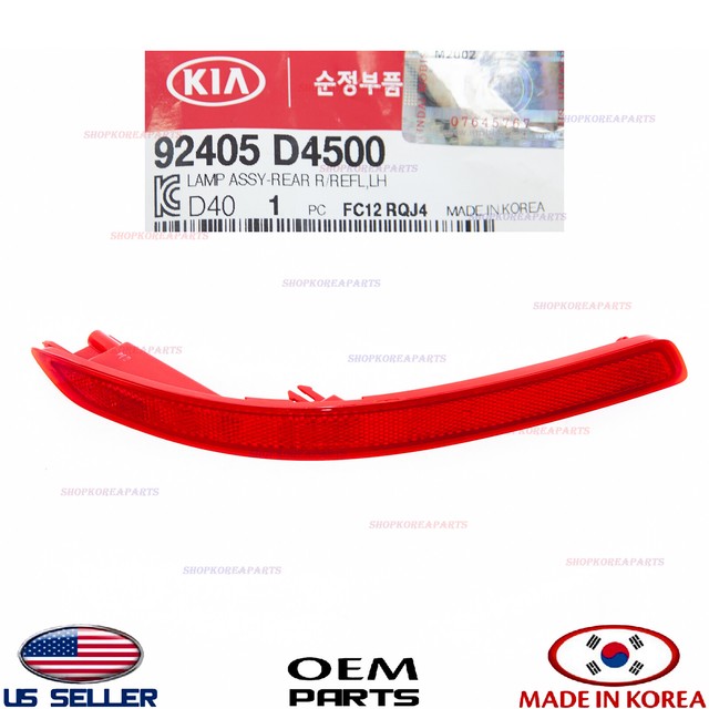 OEM Genuine Rear Bumper Driver Side Reflector 2019 Kia Optima 92405 ...