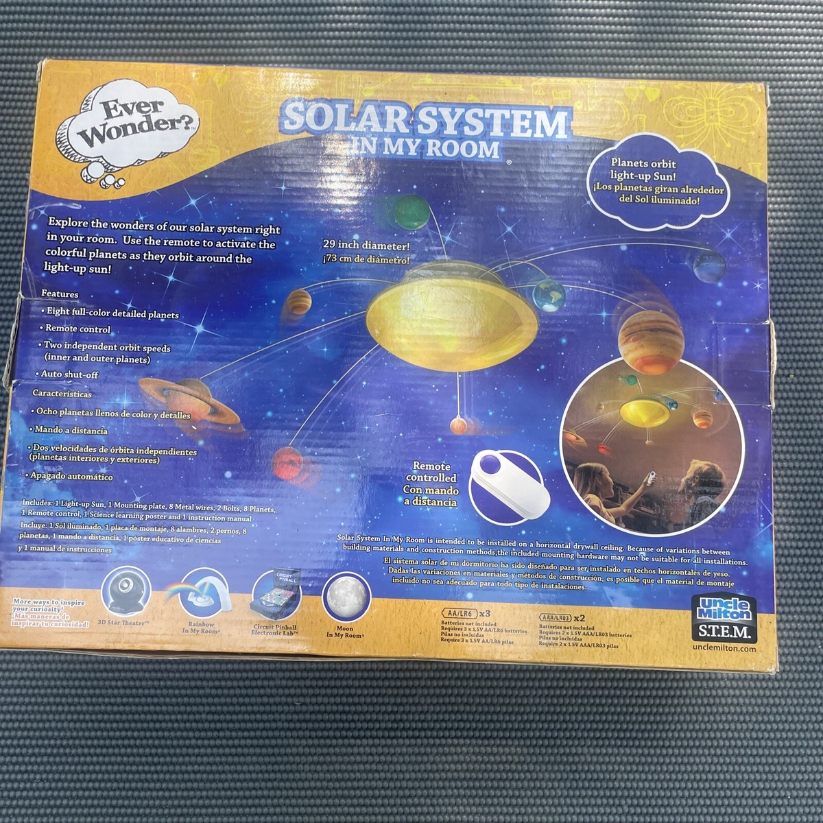Light Up Solar System Mobile
