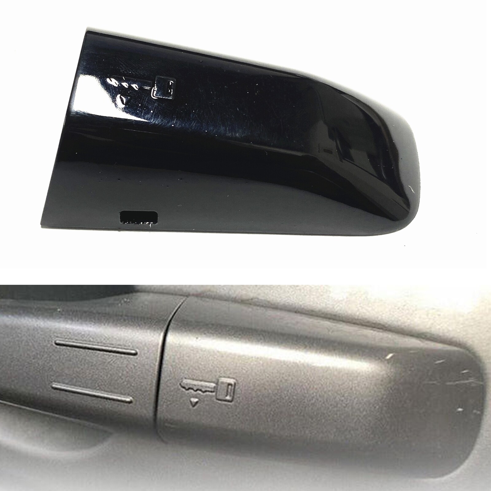 1PC Black Exterior Door Handle Cover For Land Rover Range Rover Evoque ...