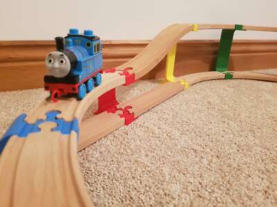 Track Supports / Risers for wooden train track, fits Brio, Lillabo ...