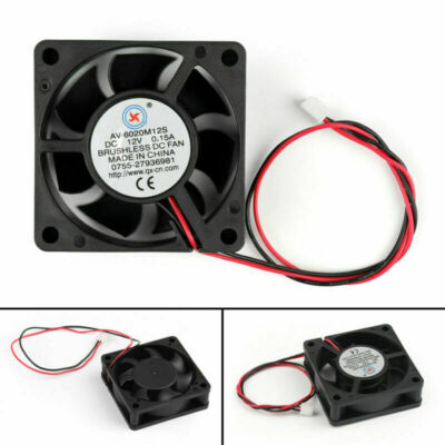 DC Brushless Cooling PC Computer Fan 12V 6020s 60x60x20mm 0.15A 2 Pin ...