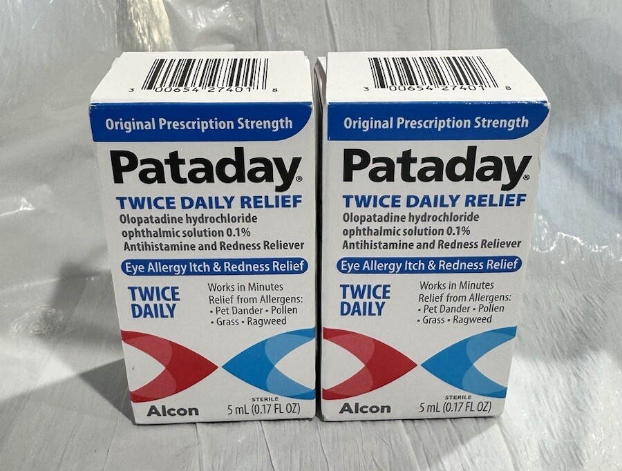 Alcon Pataday Twice Daily Relief 5ml 2 Pack. New 07/2026 | eBay
