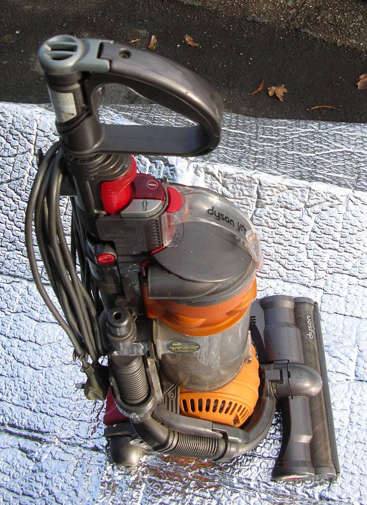 Dyson DC24 Drawing Upright Vacuum Cleaner - Grey/Orange 5025155012314 ...